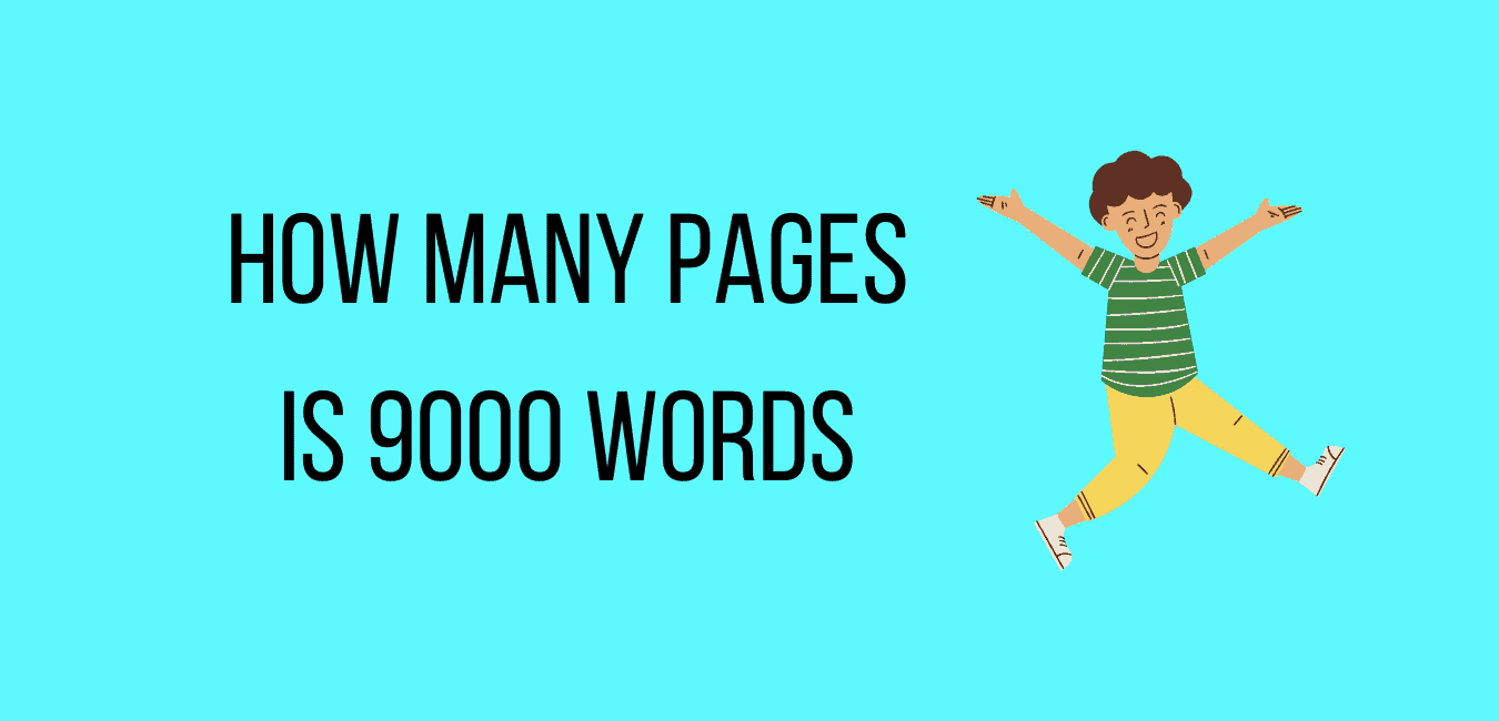 How Many Pages Is 9000 Words Foxblogging